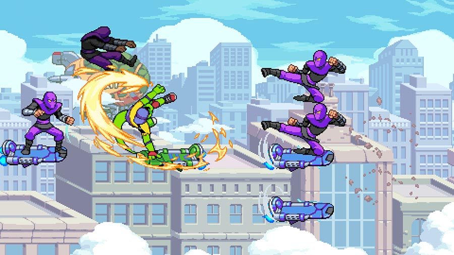 Radical Reptiles es el nuevo DLC de TMNT: Shredder's Revenge